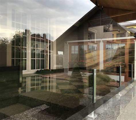 Скляні перила на терасу с Зміїнець в ЛУЦЬКУ • ДАХ ФАСАД