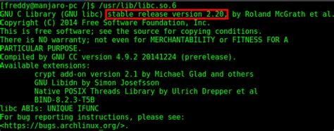 Comment connaître sa version de glibc sous GNU Linux memo linux