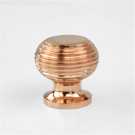 Reeded Beehive Solid Brass Cabinet Kitchen Drawer Knobs Handles Polish Jonesandgrey