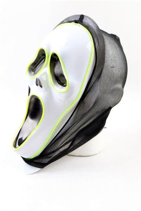 Halloween Masks With Leds Scream Cool Mania