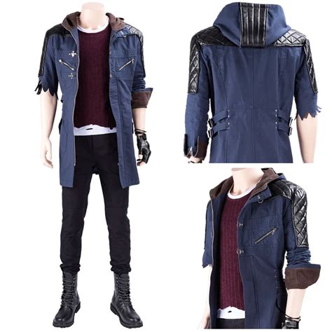 Full Set Devil May Cry V Cosplay Nero Costume Dmc Jacket Nero Cosplay