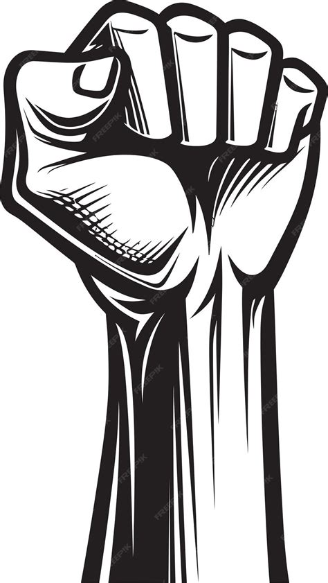 Detailed Vector Illustration Of A Robust Arm Capturing Peak Physical