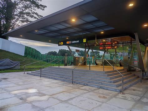 Caldecott Mrt Station To Compassvale Boardwalk Singapore By Mrt Lrt