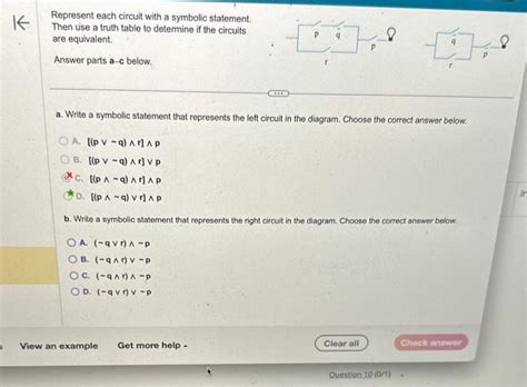 Solved Represent Each Circuit With A Symbolic Statement