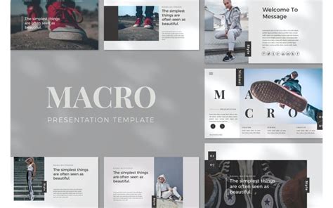Macro Multipurpose Powerpoint Template Template Witch