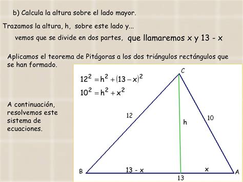 Formula Para Calcular La Altura De Un Triangulo Escaleno Design Talk