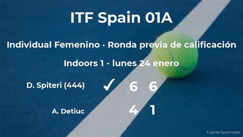 Dalila Spiteri Vence A Anastasia Detiuc En La Ronda Previa De