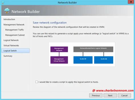 Install And Configure Vmm Network Builder Scvmm Cloud Hyperv