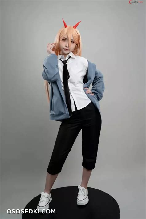Model Nekokoyoshi Nekokoyoshi In Cosplay Power From Chainsaw Man Leaked Photos From