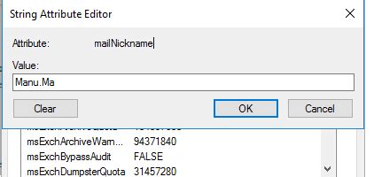 Active Directory Change Alias Of Exchange Online Mailbox Server Fault