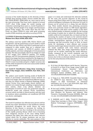 A Review Paper On Covid Detection Using Deep Learning Pdf