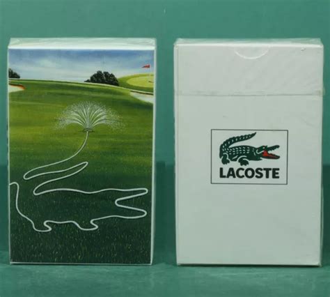 Lacoste Jeu Le Golf De 52 Cartes Avec étui Sous Blister Eur 1000