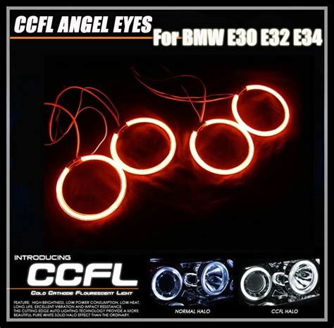Super Bright Colorful CCFL Angel Eyes For BMW E E E Halo Ring Car Angel Eyes Driving DRL