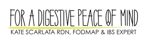 Low And High Fodmap Diet Checklists — Kate Scarlata Rdn Fodmap