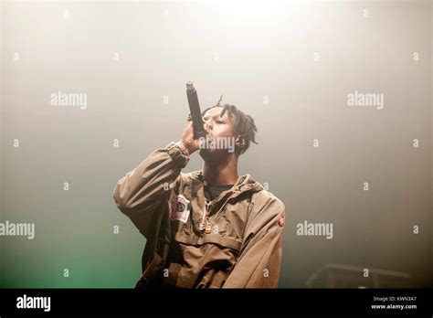 The American Rapper Joey Badass Stylized Joey Bada Performs A Live