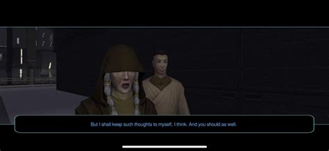 An Eavesdropping Npc In Mobile Kotor Iis Cut Scene Rkotor