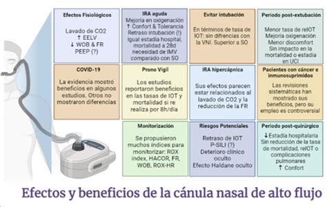 Vista de Cánula nasal de alto flujo en pacientes críticos una revisión