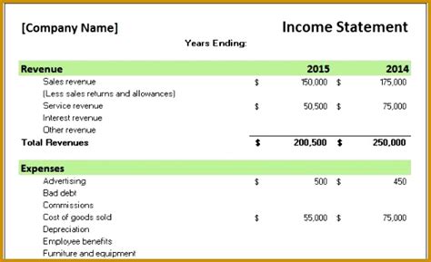 4 Trust Financial Statements Template Fabtemplatez