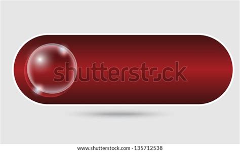 Red Button Text Stock Vector Royalty Free 135712538 Shutterstock