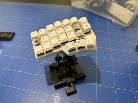 Prototyping Ergomech Keyboard Rig With Magic Arm And Tripod Ball Head