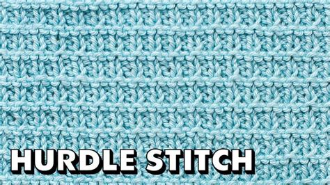 HURDLE STITCH For Beginners Best Beginner Knit Stitches Knitting