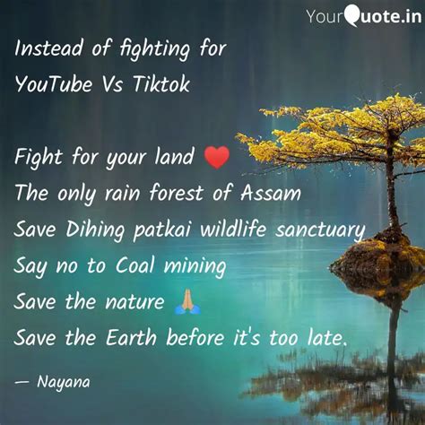Instead Of Fighting For Quotes And Writings By Nayana Das Yourquote