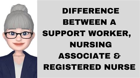 The Difference Between A Support Worker Nursing Associate And