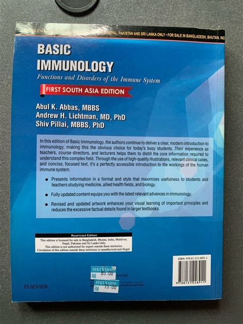 Basic Immunology Functions And Disorder Of Immune System Hobbies