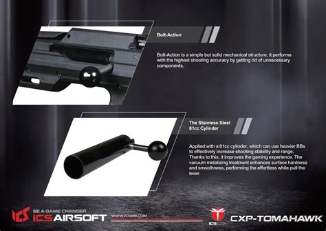 Ics Cxp Tomahawk Black 007 Airsoft Ltd