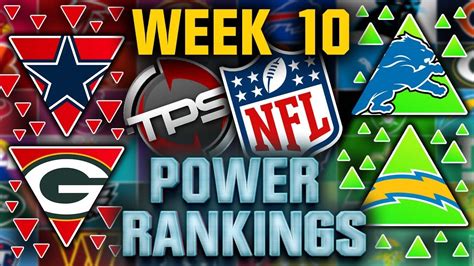 2024 Nfl Power Rankings Week 10 Edition Youtube