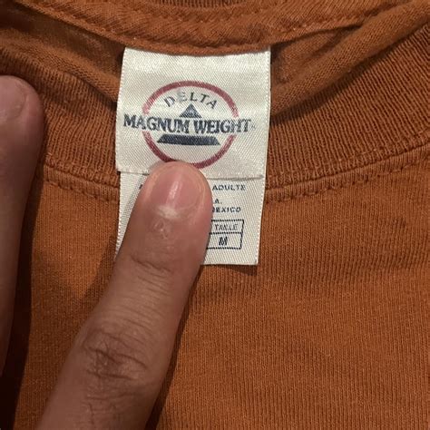 Brown And White Vintage Texas Longhorns Graphic Tee Depop