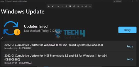 How To Fix Windows Update Error X F Tech Gamers