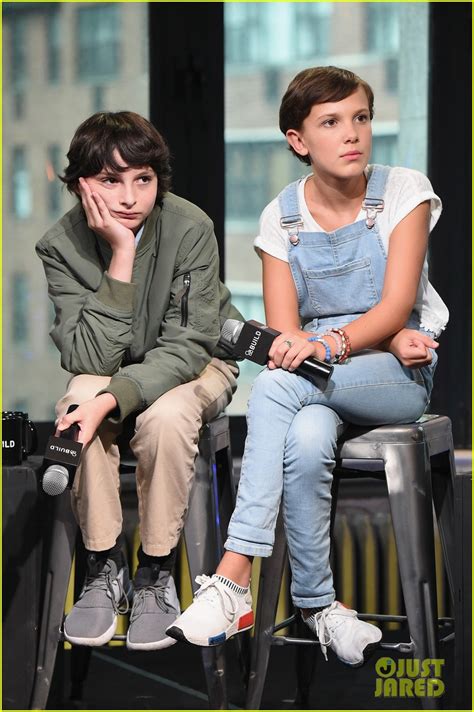 Millie Bobby Brown Talks Kissing Stranger Things Co Star Finn