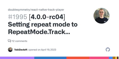 400 Rc04 Setting Repeat Mode To Repeatmodetrack Causes Playback To Pause After Completing A