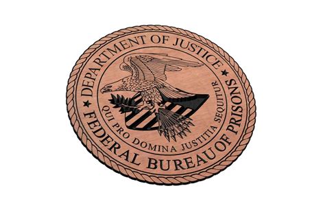 Department Of Justice Federal Bureau Of Prisons Seal Svg Etsy