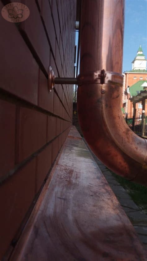 Медный водосток, монтаж, цена | Работа с медью, Медная мастерская