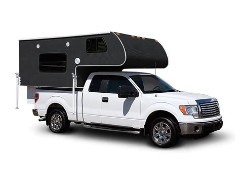 3m™ 2080 Carbon Fiber Black Truck Camper Wraps Slide In Campers