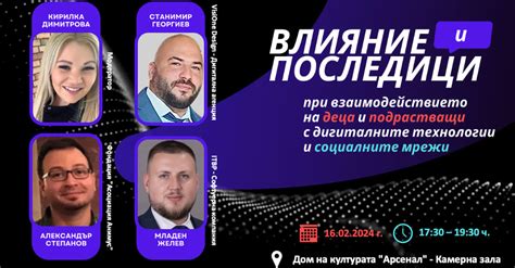 Събитие с тема „Влияние и последици при взаимодействието на деца и