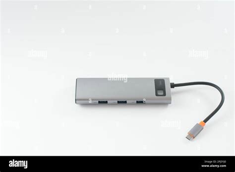 Laptop Adapter With Type C Usb C TF Micro SD Adapters 60 MB S 4K HD Adapter On A White