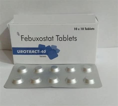 Febuxostat Tablets 40mg At Rs 200 Box Uloric In Panchkula Id 2849514290533