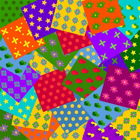 Colorful Patchwork Background 6512631 Vector Art At Vecteezy