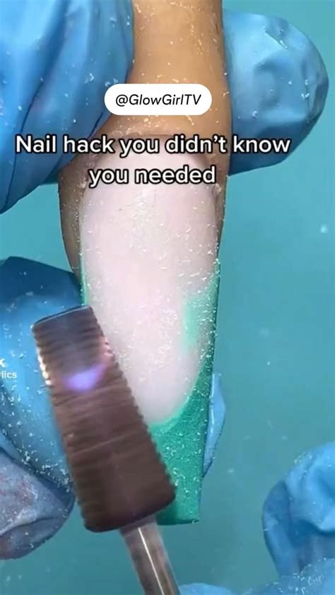 Nail Hack Nail Tech Tips And Tricks Nail Art Idea Nail Tutorial