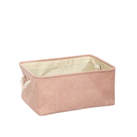 Folding Storage Basket Foldable Linen Storage Box Bins Fabric Organizer