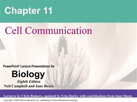 Cell Communication Power Point Presentation Ppt
