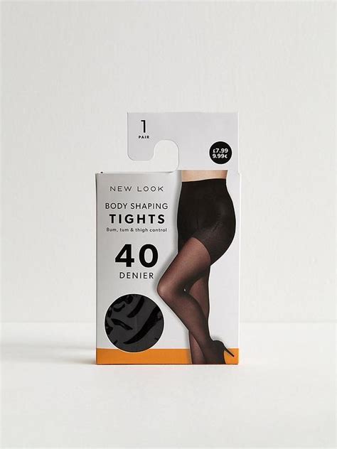 New Look Premium 40 Denier Body Shaping Tights Black Very