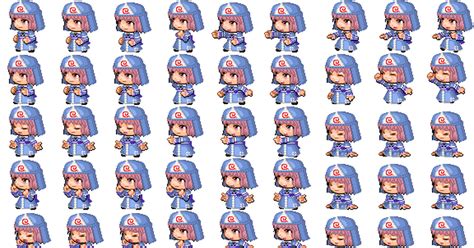 東方 西行寺幽々子 Rpgツクールmv用サイドビューグラフィック スペキュラム合金のイラスト Pixiv