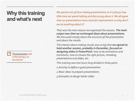 Presentation Training Session At Helcom Ppt