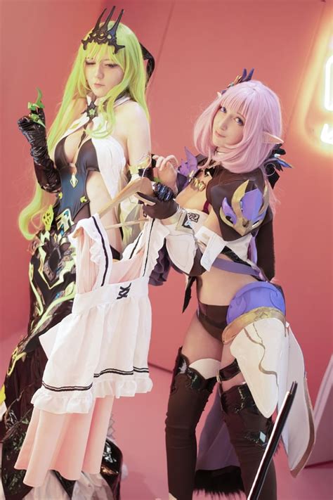 Me And My Girlie As Elysia And Mobius Cosplay ~ R Houkai3rd