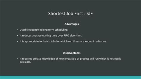 Process Scheduling Algorithms Pptx Operating Systems Computer Software And Applications