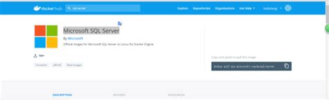 Docker 安装部署sql Server 小世界的野孩子 博客园